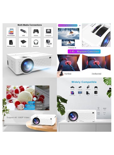 Mini Projector Native 1080P Full HD Outdoor Movies price in Saudi ...