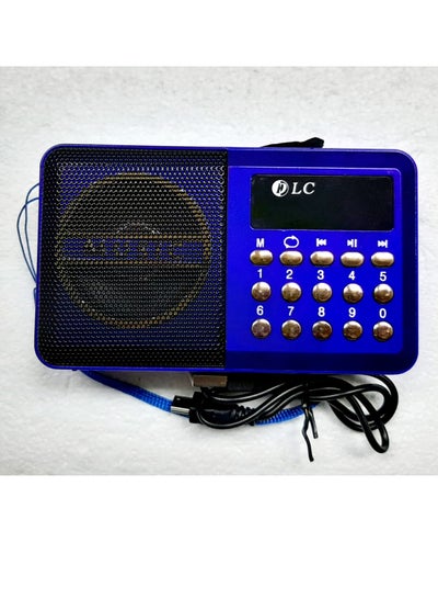 Portable FM Radio with Bluetooth Blue 3w, 800mA, DLC-32206 price in ...