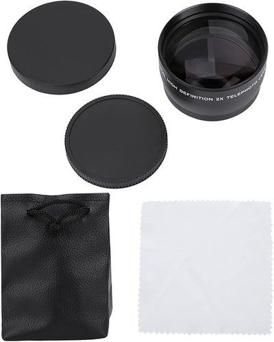 58mm 2X Teleconverter Lens Universal High Definition Premium Optical ...