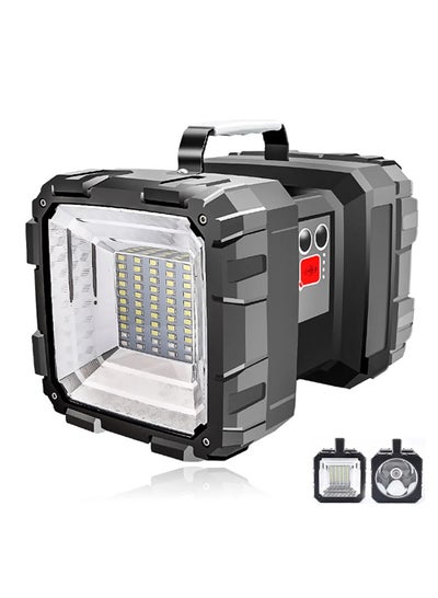 Rechargeable LED Flashlight Camping High Power Spotlights Searchlight ...