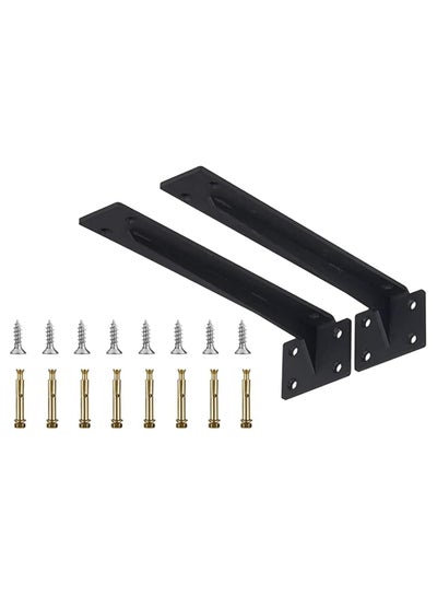 Fixed Shelf Brackets 13.5 inch - 2pcs Wall Mounted Triangle Heavy Duty ...