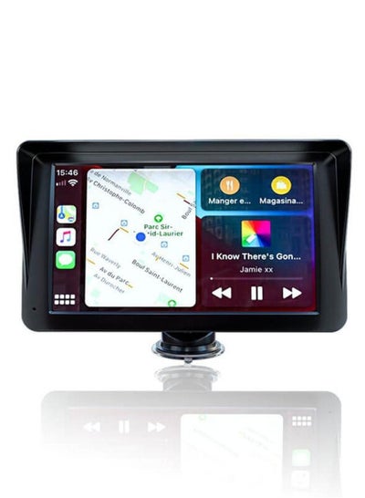 7 inch car screen with rear camera, easy to install and remove, no need ...