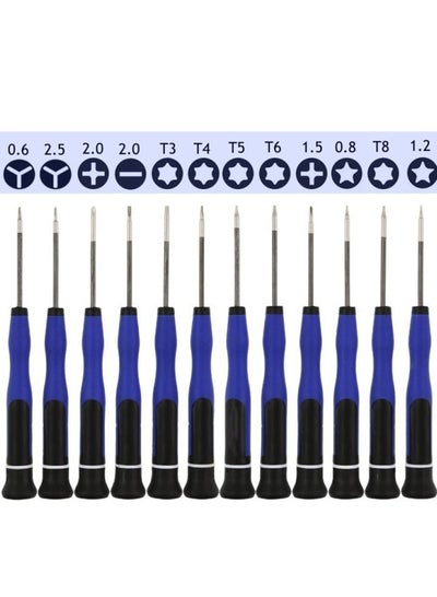 12 in 1 Magnetic Pentalobe Screwdriver Set P2 P5 Triwing Torx T2 T4 T5 ...