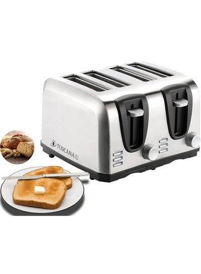 Portable 4-slice electric toast heater and toaster, 1400 watts price in ...
