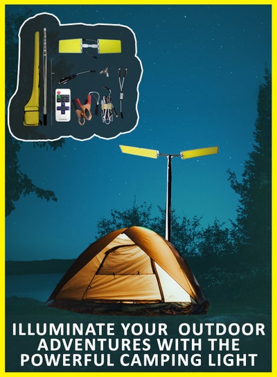 Remote Controlled Telescopic LED Camping Lights Illuminate Your Outdoor ...
