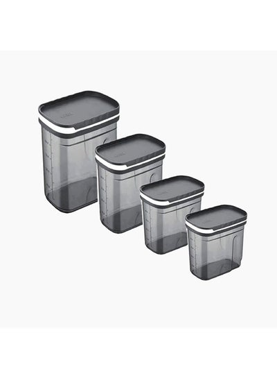 Plastic Slide Food Containers 4 Pcs price in Egypt | Noon Egypt | kanbkam