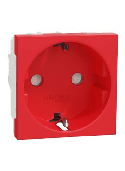 سعر New Unica shoko socket, 16 amp , Red فى مصر | نون مصر | كان بكام