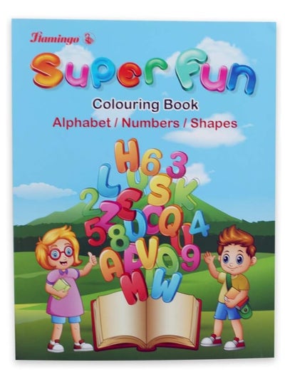 Alphabet, Numbers & Shapes Coloring Book for Kids – Fun Educational ...