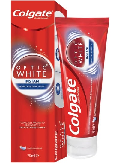 Colgate Optic White Instant Whitening Toothpaste, 75ml price in UAE ...