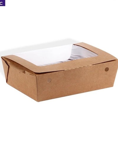 Large Kraft Paper Boxes with Curved Window (20 pcs) price in Saudi ...