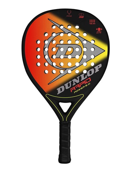 Dunlop Rapid Control 3.0 Padel Racket, Black/Blue/Yellow, U, Unisex ...