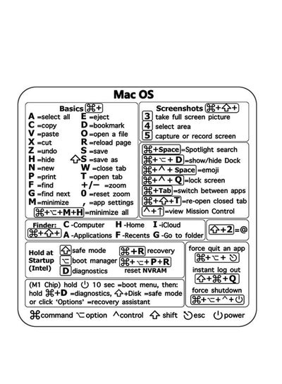 سعر PC Reference Keyboard Shortcut Sticker Adhesive For PC Laptop ...