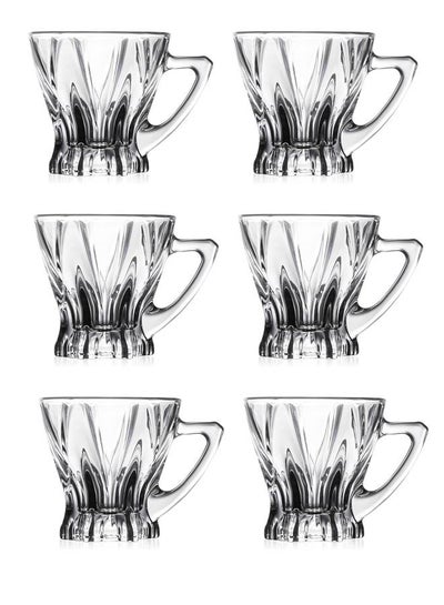 6-Piece Glass Set Clear 140ml price in Saudi Arabia | Noon Saudi Arabia ...