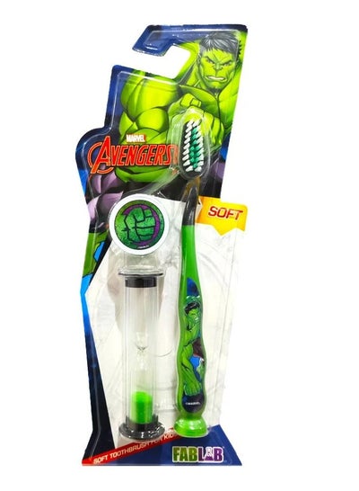 Avengers soft Hulk Toothbrush with Hourglass price in Saudi Arabia ...