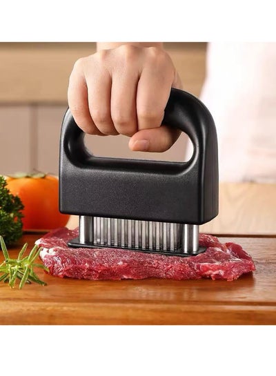 Meat Tenderizer with 48 Stainless Steel Ultra Sharp Needle Blades Heavy ...