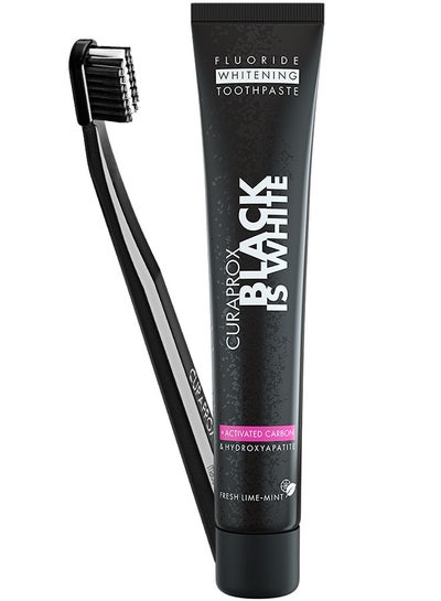 Curaprox Black is White Toothpaste, 60ml + CS 5460 Ultra-Soft ...