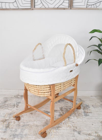 Moses Basket Bed with Wheeled Base price in Saudi Arabia | Noon Saudi ...