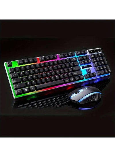 G21 Keyboard Wired USB Gaming Mouse Flexible Polychromatic LED Lights ...
