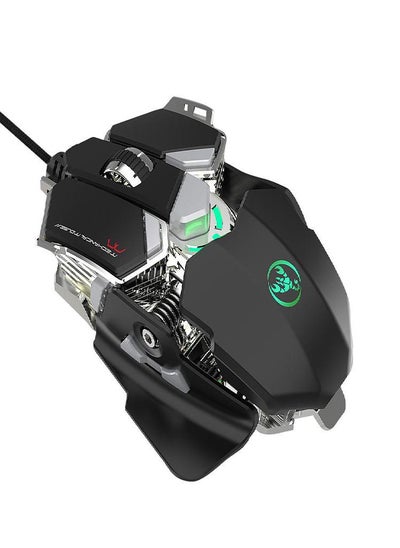 Mechanical Define the Game USB Wired 6400DPI Gaming Mouse Mice For PC ...