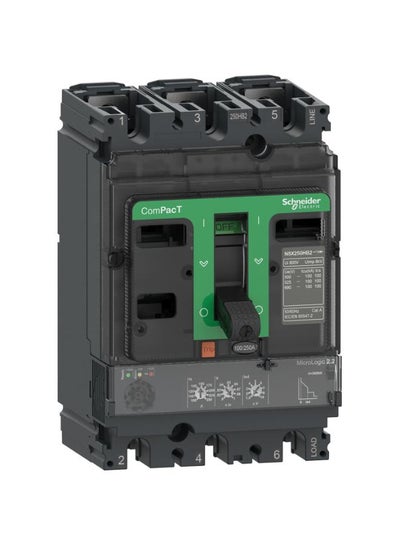 Compact Nsx160F Circuit Breaker, 36Ka At 415Vac, 3 Poles, Micrologic 2. ...