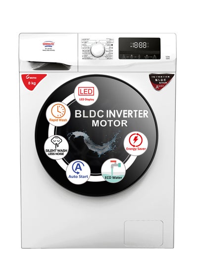 Generaltec 8 Kg 1400 RPM Fully Automatic Front Load Washing machine ...
