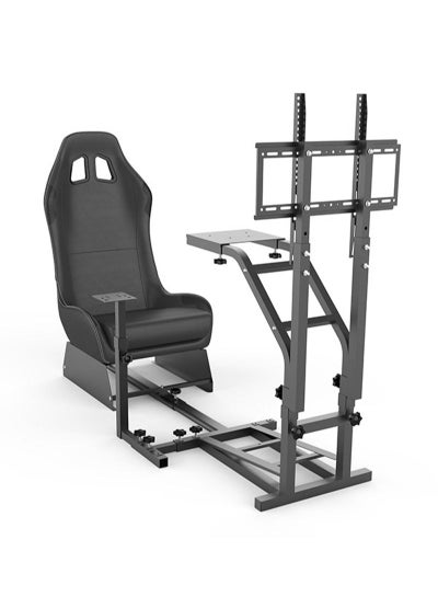 Racing Wheel Stand with Monitor Stand Gaming Seat for Logitech G27, G29 ...