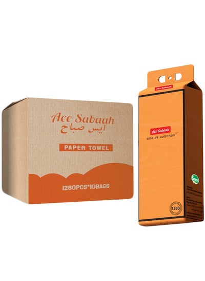 Ace Sabaah Wall Mounted Tissue Paper 1280 ply, Pack of 10 price in UAE ...