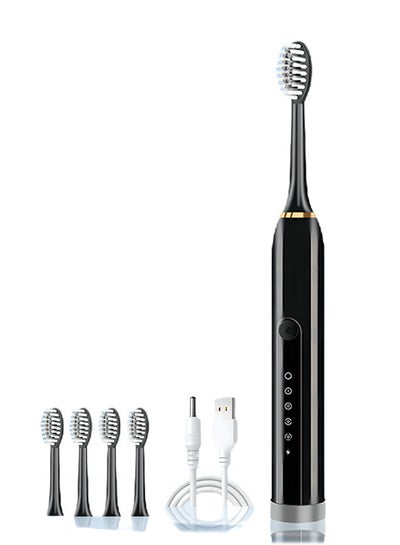 Aluhama Electric Toothbrushes for Adults with 4 Brush Heads, Sonic ...