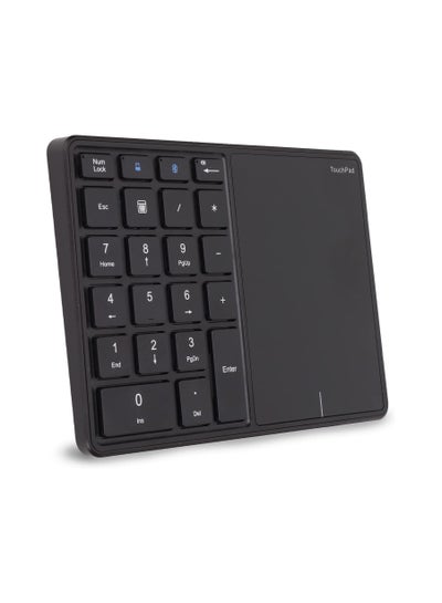 سعر 2.4G Wireless Numeric Keypad with Touchpad, 22 Keys Portable Bluetooth Number Pad, Financial ...