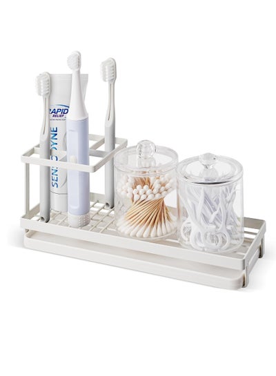 Toothbrush Holders for Bathrooms, 4 Slots Rustproof Metal Tooth ...