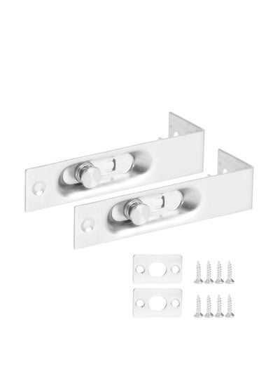 Alvinlite Latches Bolts 4Inch Security Door Bolt Latch, Double Door ...