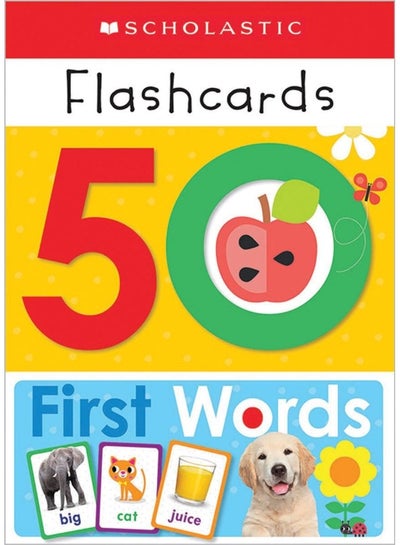 50 First Words Flashcards: Scholastic Early Learners (Flashcards) price ...