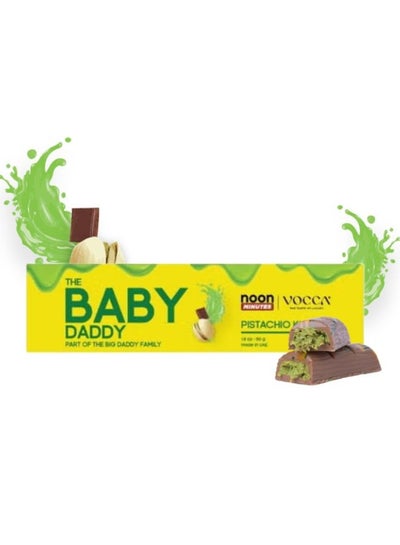 (Baby Daddy) Pistachio Kunafa Filled Chocolate Bar (Viral Pistachio ...