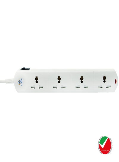 Kemco 4 Way 4 Meter Extension Socket Power Cord Power Strip Extension ...