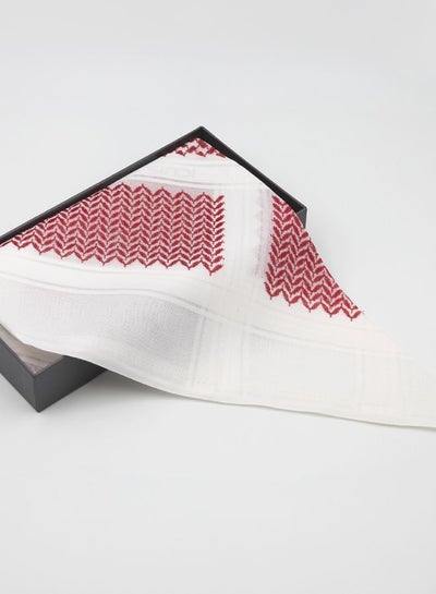 Saudi Shemagh Bayat (Cream * Red) price in Saudi Arabia | Noon Saudi ...