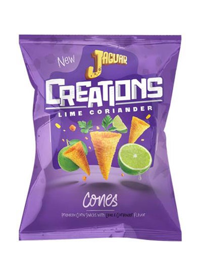 JAGUAR Creations Cones Premium Corn Snacks with Lime and Coriander ...