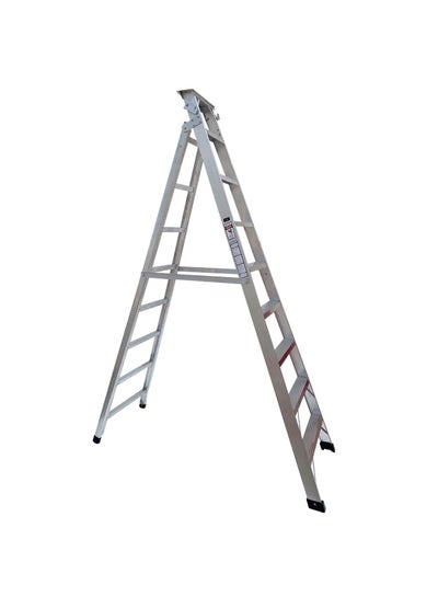 Dual Purpose Aluminum Ladder - Lightweight, Telescoping Ladder for Home ...