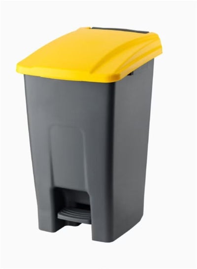 Planet 70 liter garbage container trash basket with foot pedal & handel ...