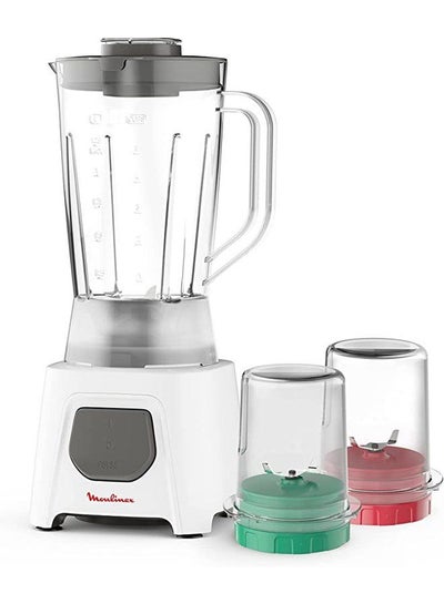 سعر Moulinex Blendeo Blender With Grinder and Grater, 1.5L, 450W, White ...