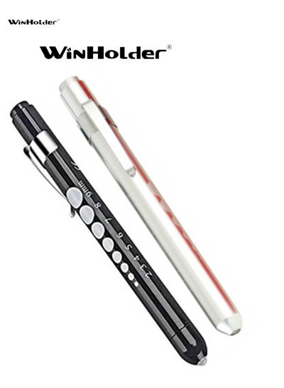 Winholder,2-Piece Diagnostic Medical Pen Light, Mini Reusable LED Pen ...