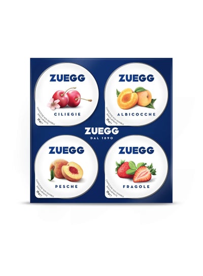 Zuegg Mix Furit Extra Jam Single Portions, 4x25g Perfectly Portioned ...