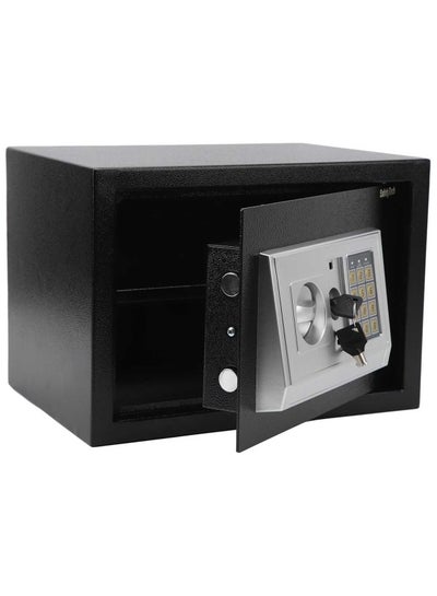Electronic safe with internal shelf and 2 emergency keys, size 25*35*25 ...