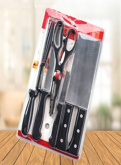 7-Piece Stainless Steel Professional Chef Knives Set price in UAE ...