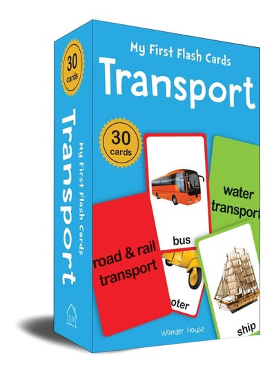 My First Flash Cards Transport : 30 Early Learning Flash Cards For Kids ...
