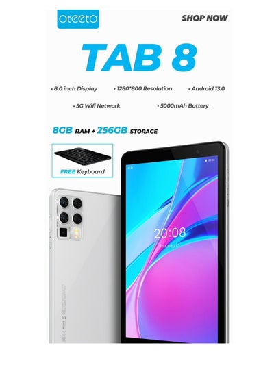 OTEETO TAB 8 RAM 8GB + 256GB ROM price in UAE | Noon UAE | kanbkam