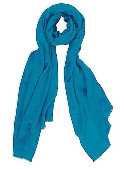 شال دفاية بولار ساده مقاس 200*60 سم شتوي لون تركواز price in Egypt ...