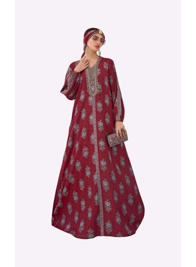 Sara Arabia Rose Motif Print Jalabiya price in UAE | Noon UAE | kanbkam