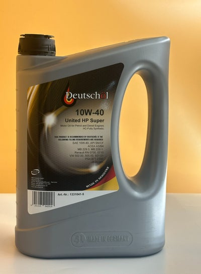 DEUTSCH OIL ENGINE OIL ALL 10W40 SN-CF 5LT price in UAE | Noon UAE ...