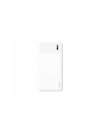 سعر Recci Wired Power Bank, 10000 mAh, 2 Ports, White - RPB-N16 فى مصر | نون مصر | كان بكام