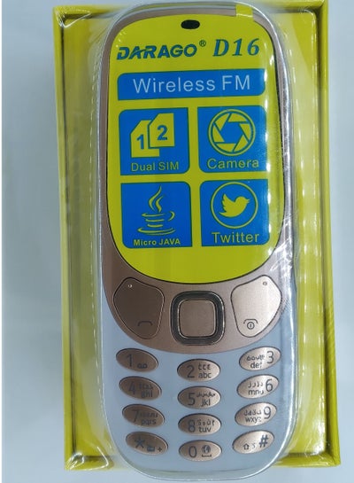 Darago - D16 1.7 Inch - Dual SIM Mobile Phone Gray price in Egypt ...